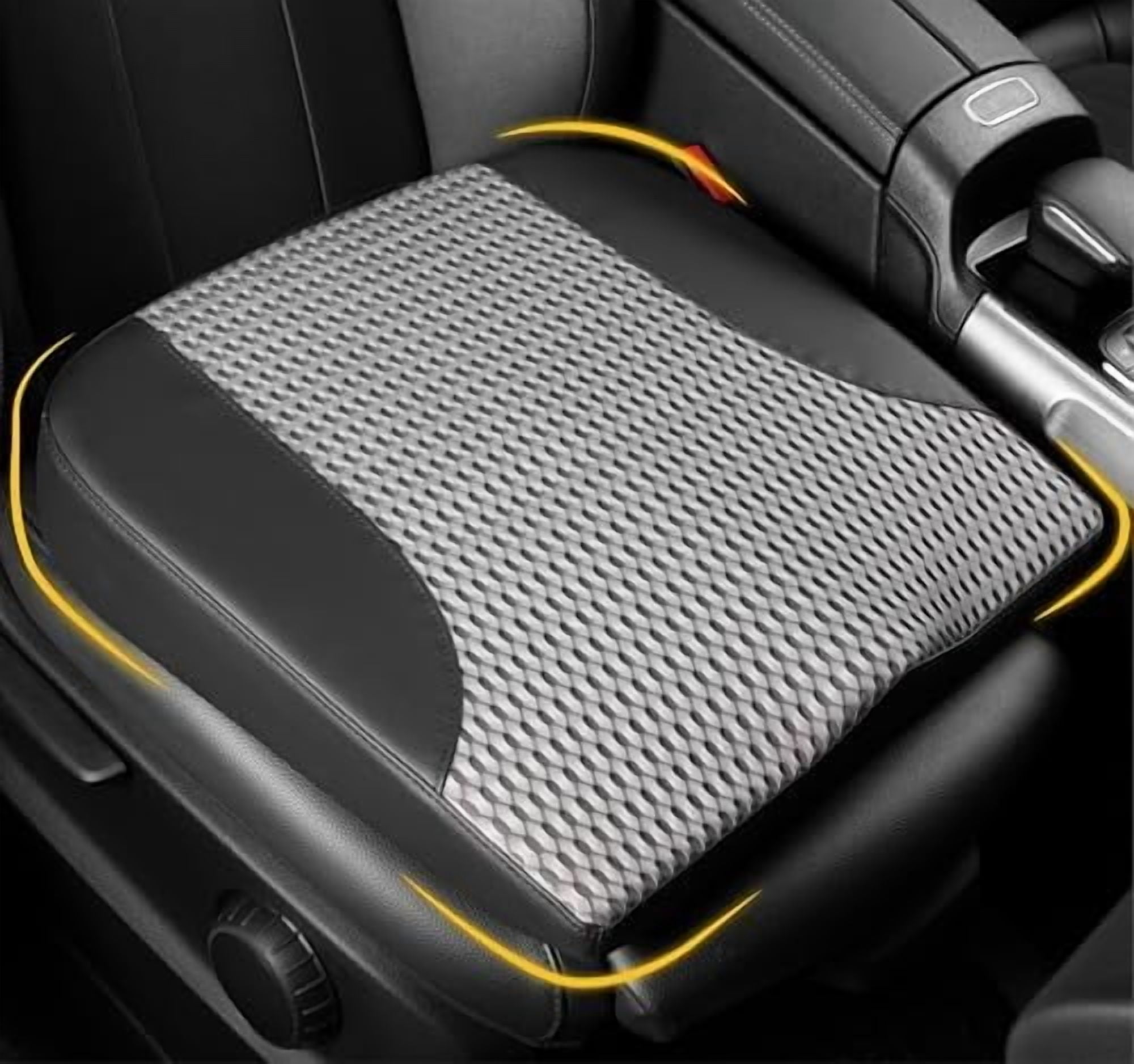 Car Seat Cushion, Comfortable Memory Foam Seat Pillow for Driving ...