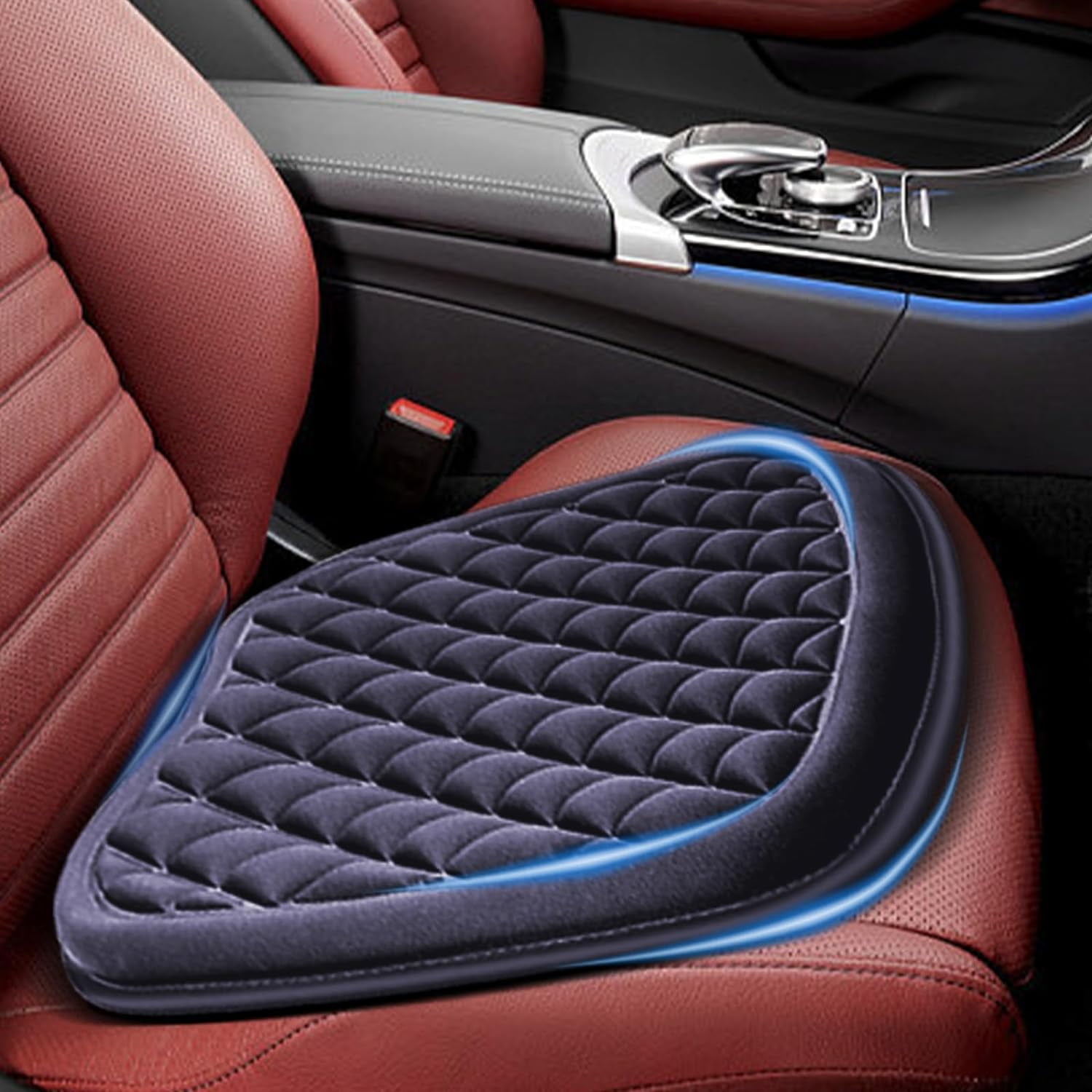 Car Seat Cushion Front Seat Memory Foam Seat Cushion for Most Vehicle ...