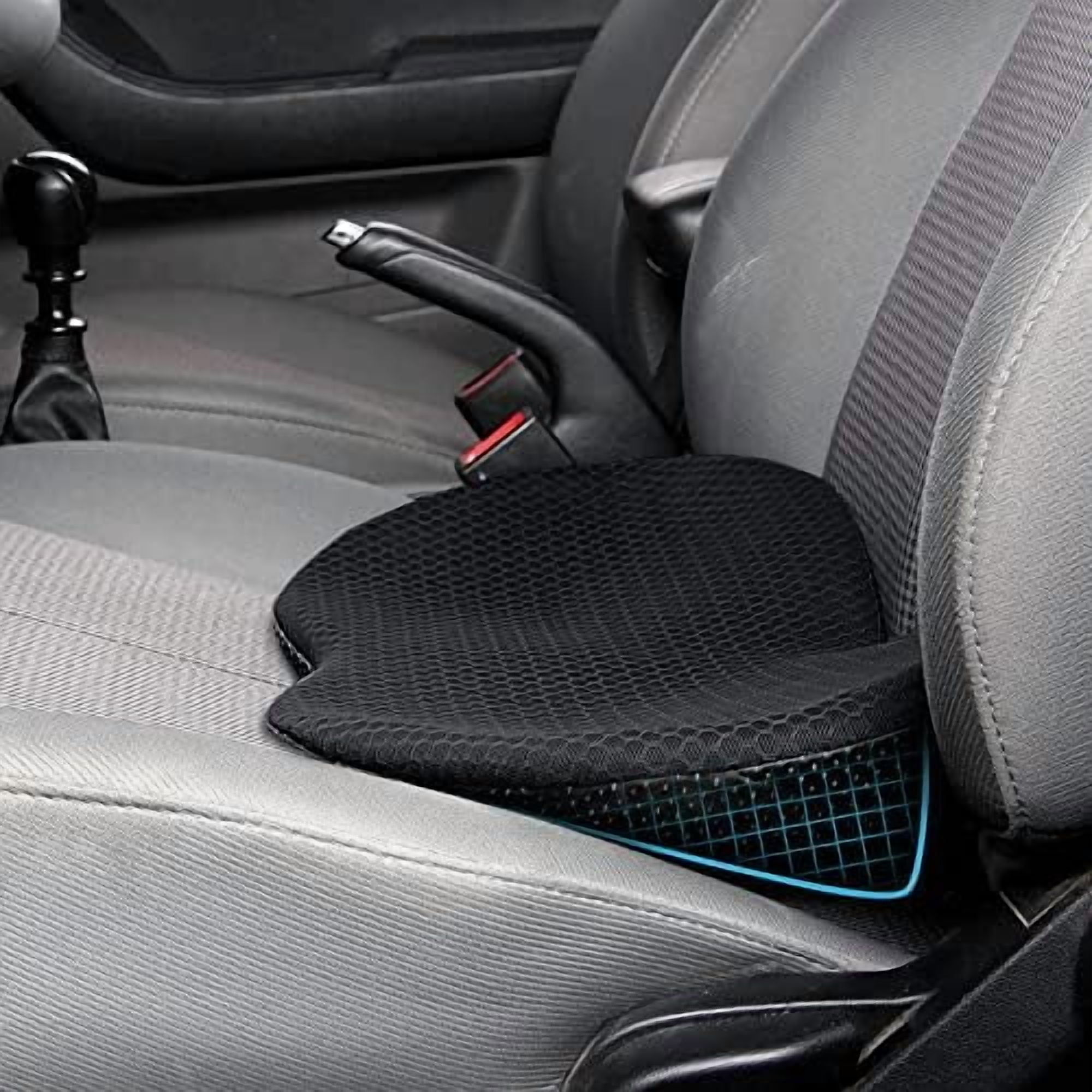 Car Seat Cushion - Memory Foam Car Seat Pad - Sciatica & Lower Back ...