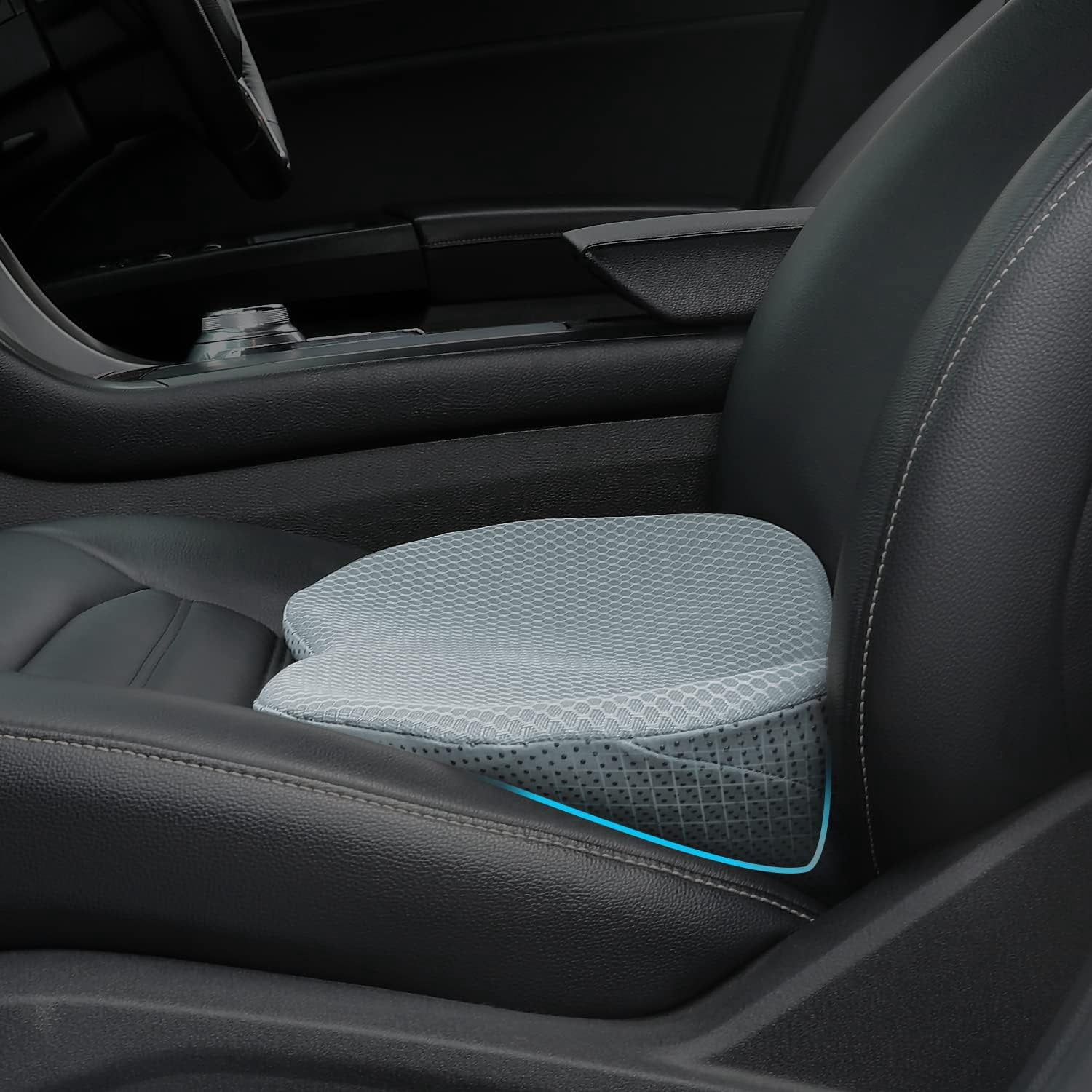 Car Seat Cushion - Memory Foam Car Seat Pad - Sciatica & Lower Back ...
