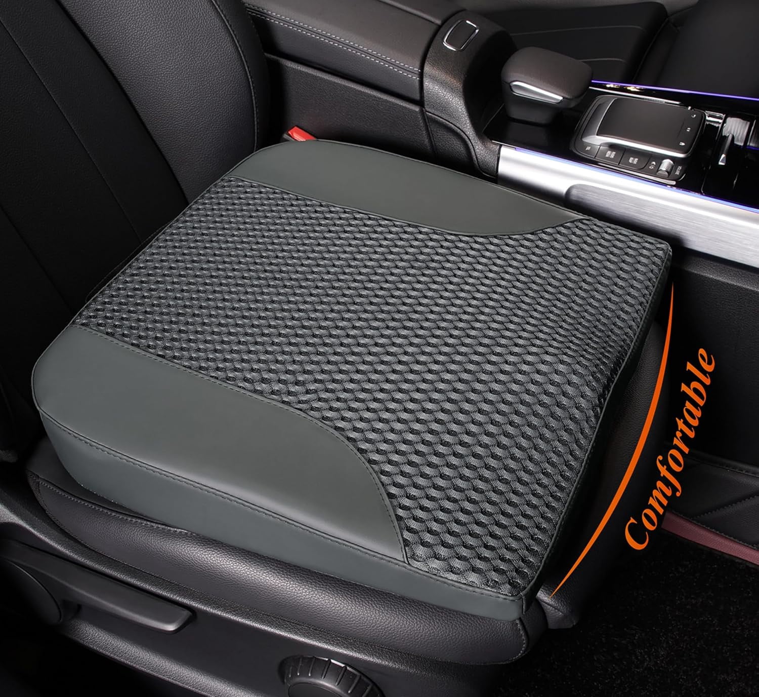 Car Seat Cushion – Memory Foam Pad for Driving Comfort – Boosts Height ...