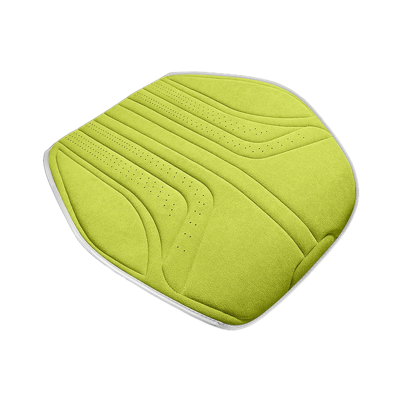 Car Seat Cushion, Suede Leather Car Seat Cover Ultra-Thin Seat Cushion ...