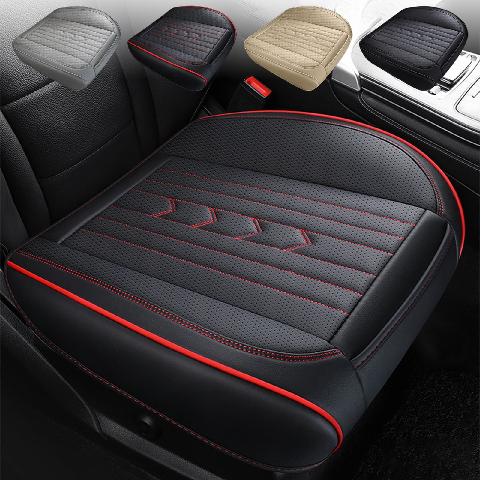 Car Seat Cushion, Universal 4-Season Auto Seat Pad, Sandwich Mesh ...