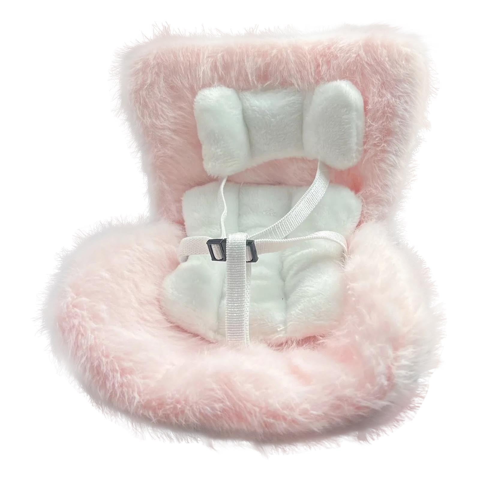 Car Seat For Dolls - Car Plush Doll Sofa With Soft Furry Cushion Vent ...