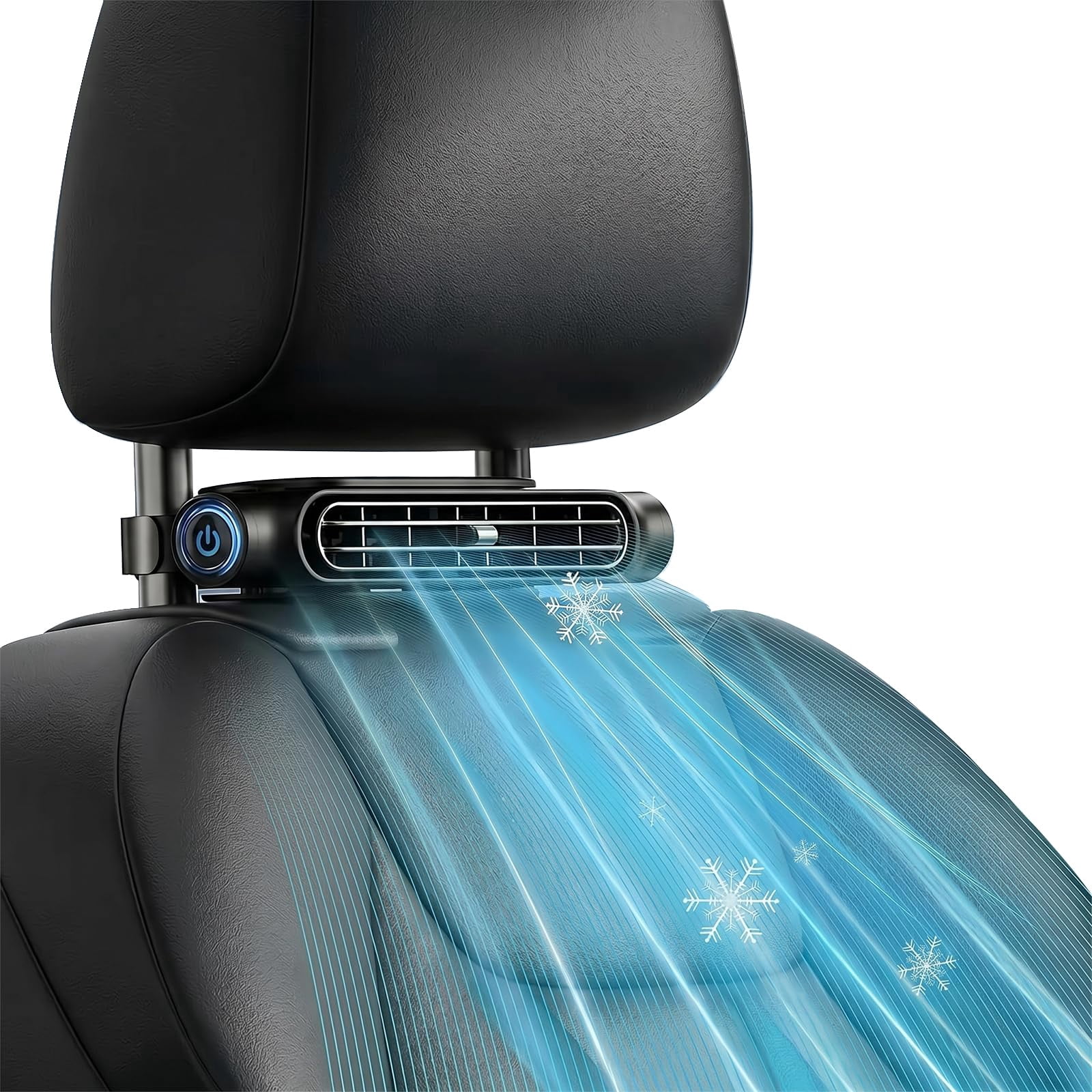 Car Seat Fan, Backseat Fan, Portable Car Cooling Fan, Battery Operated ...