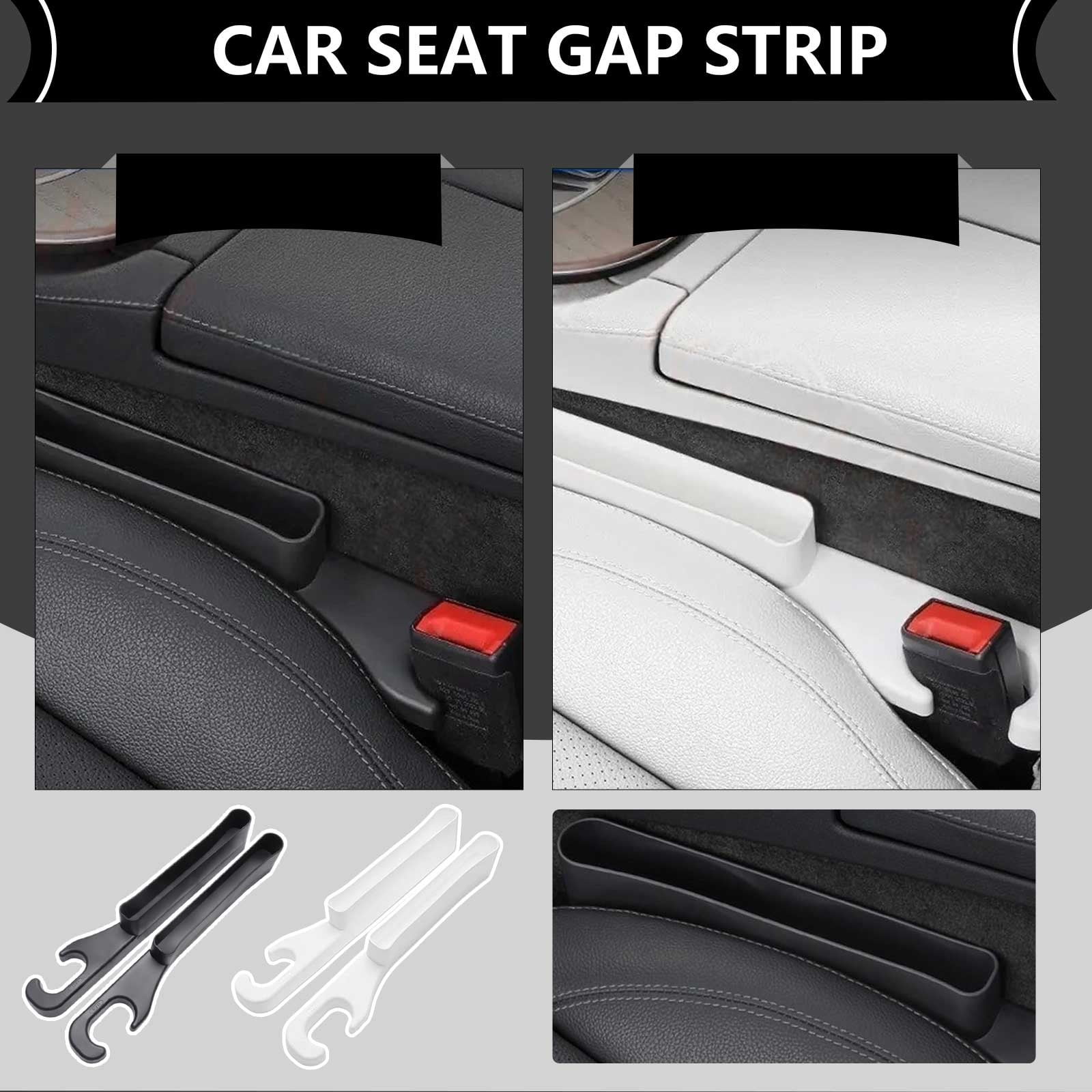 Car Seat Filler 2-piece Set, TPE Multifunctional Seat Side Compartment ...