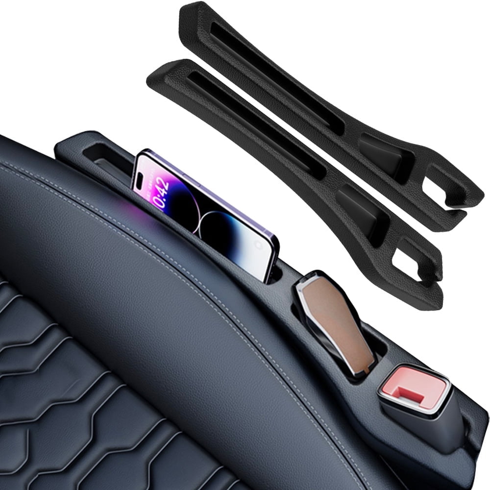 Car Seat Gap Filler 2 Pack Universal Fit Cars Trucks SUV Organizer Fill ...