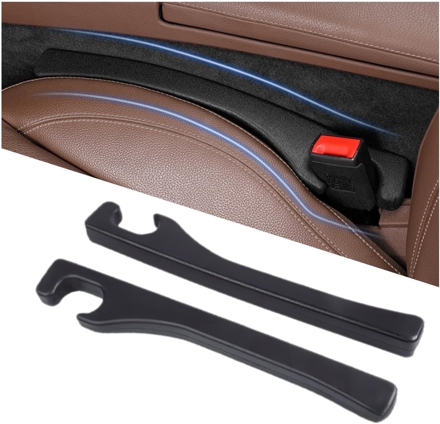 Hisekaai Car Seat Gap Filler Universal Fit 2 Pack 15 Inch - Walmart.com