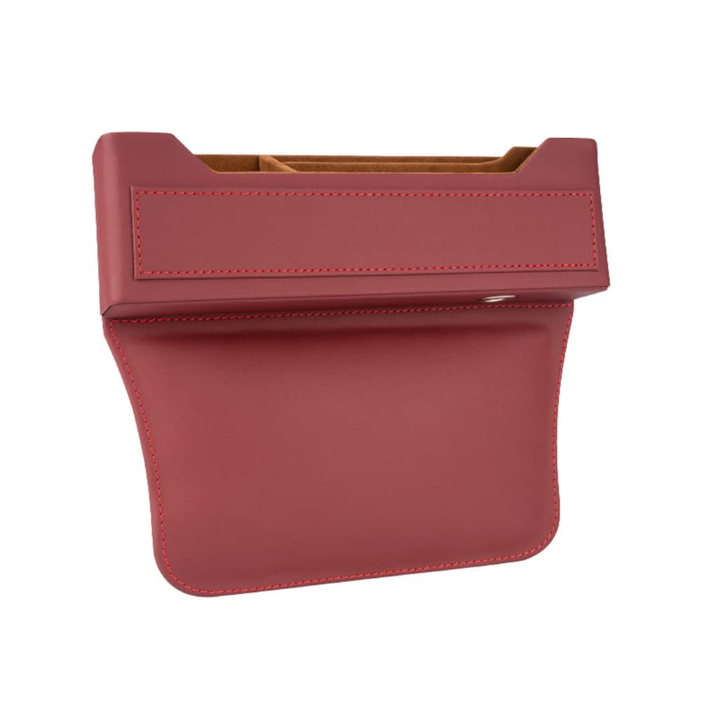 Car Seat Gap Storage Box,PU Leather Car Seat Gap Filler Organizer ...