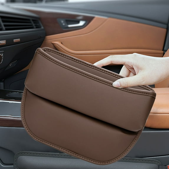 Car Seat Organizer under $5! Yrmaups Car Seat Gap Organizer, Leather ...
