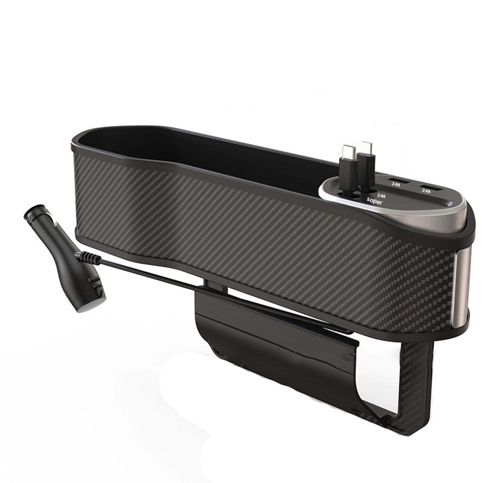 Car Seat Slot Storage Box with Wireless Charging, Three-in-one ...