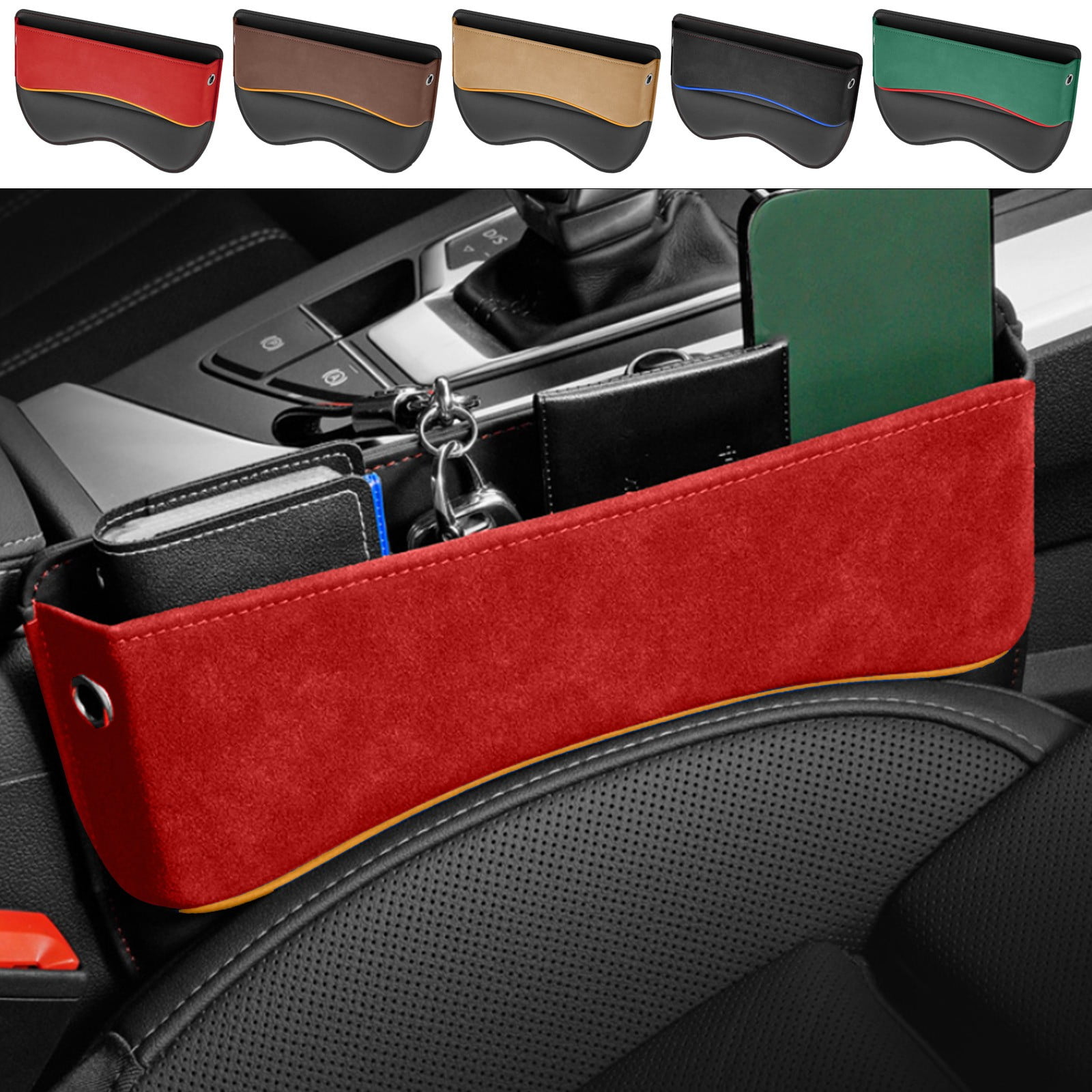 Car Seat Storage Box, Multi-functional in Car Storage Organizer ...
