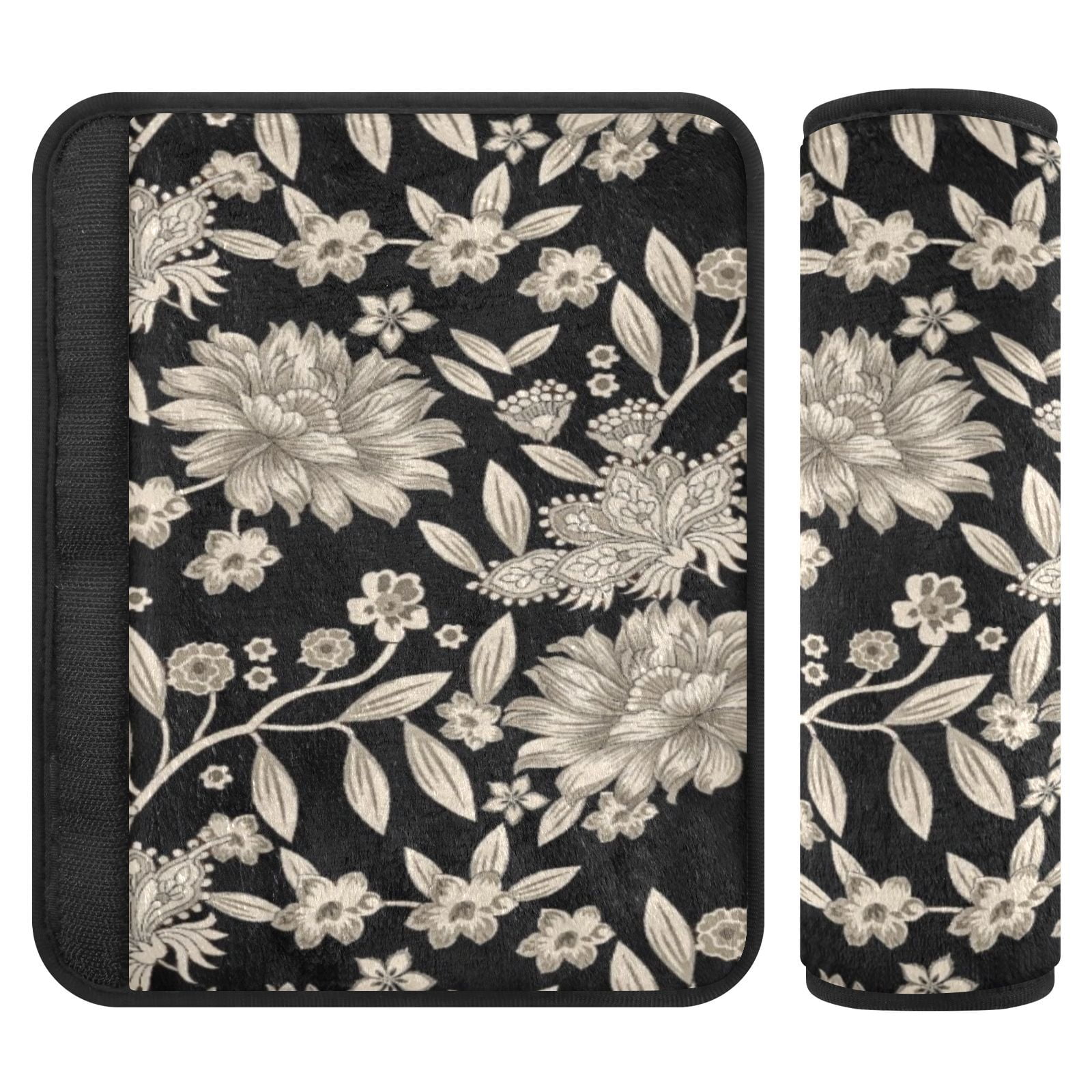 Car Seat Strap & Belt Covers - Flannel Material, Velcro Design, All ...