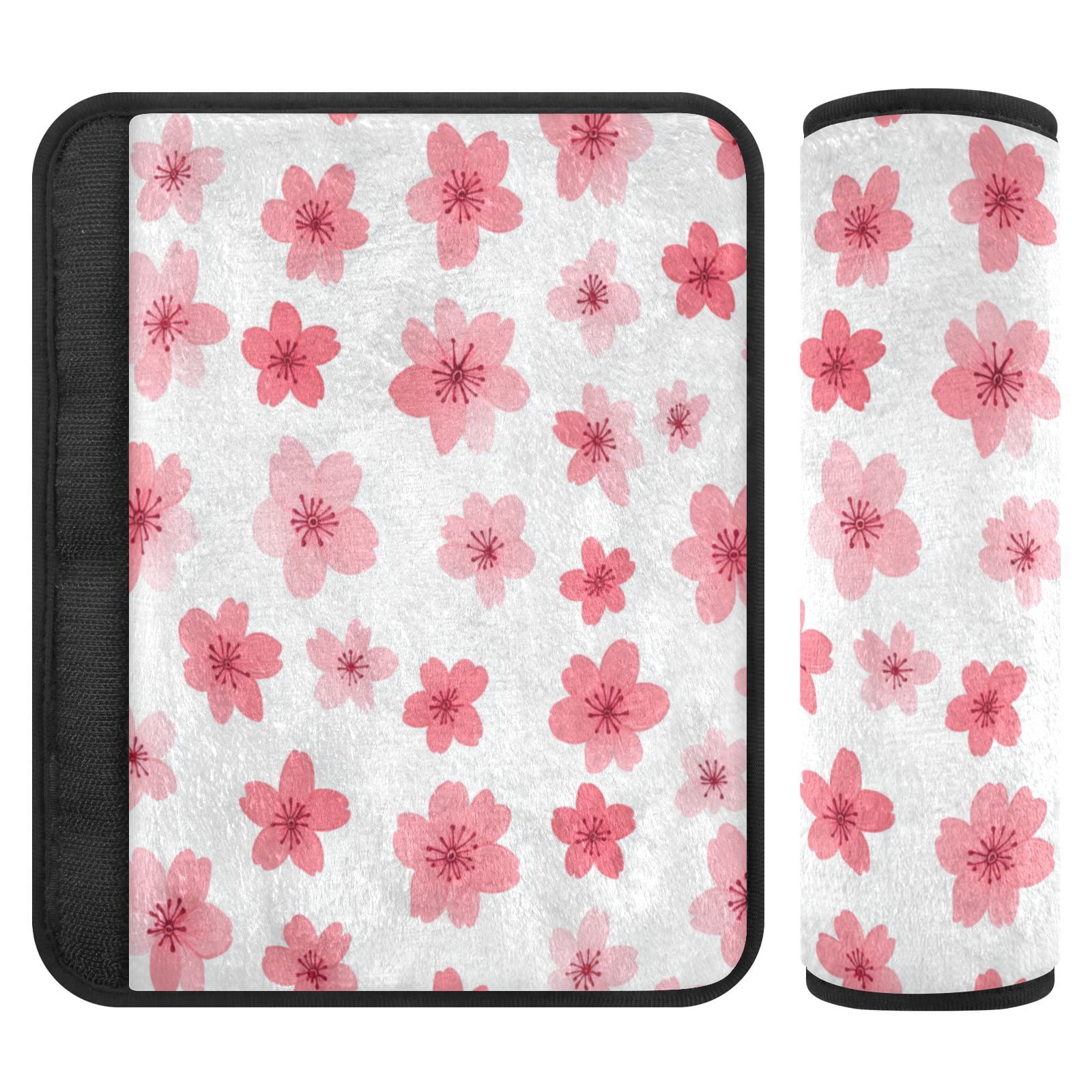 Car Seat Strap & Belt Covers - Flannel Material, Velcro Design, All ...
