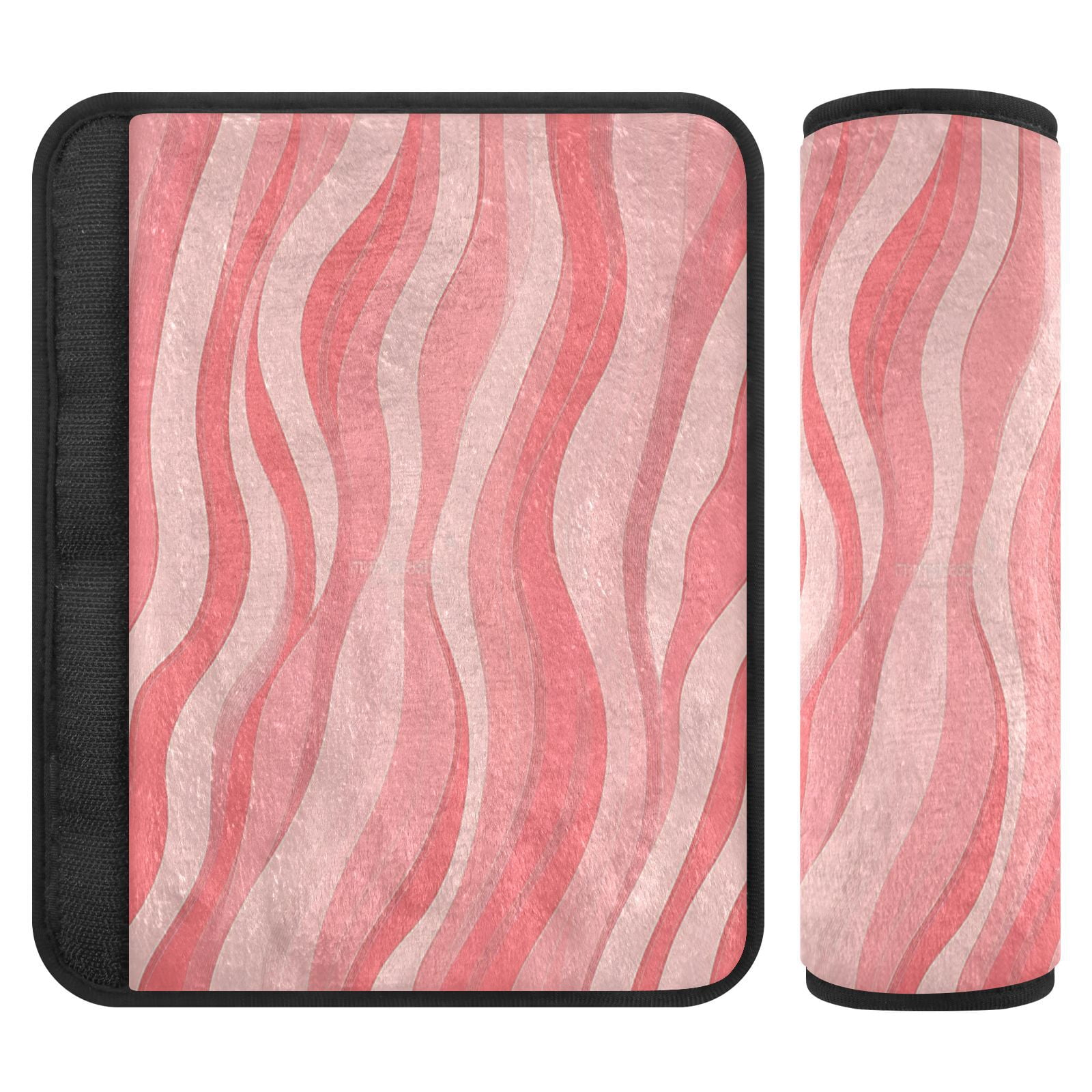 Car Seat Strap & Belt Covers - Flannel Material, Velcro Design, All ...