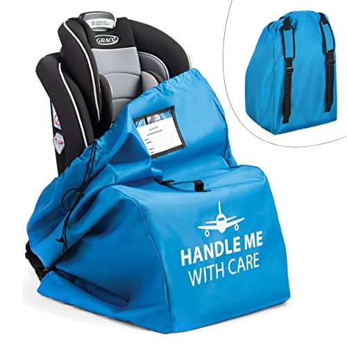 Car Seat Travel Bag for Airplane. Bonus E-Book. Safe & Secure. Pouch ...