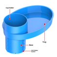 Car Seat Tray - Easily Expands Snack Tray Cup Holder Tray into 360° Cup ...
