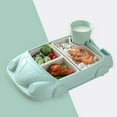 Car Shaped Tableware Set For Kitchen And Dining Table Car Dinner Tray ...