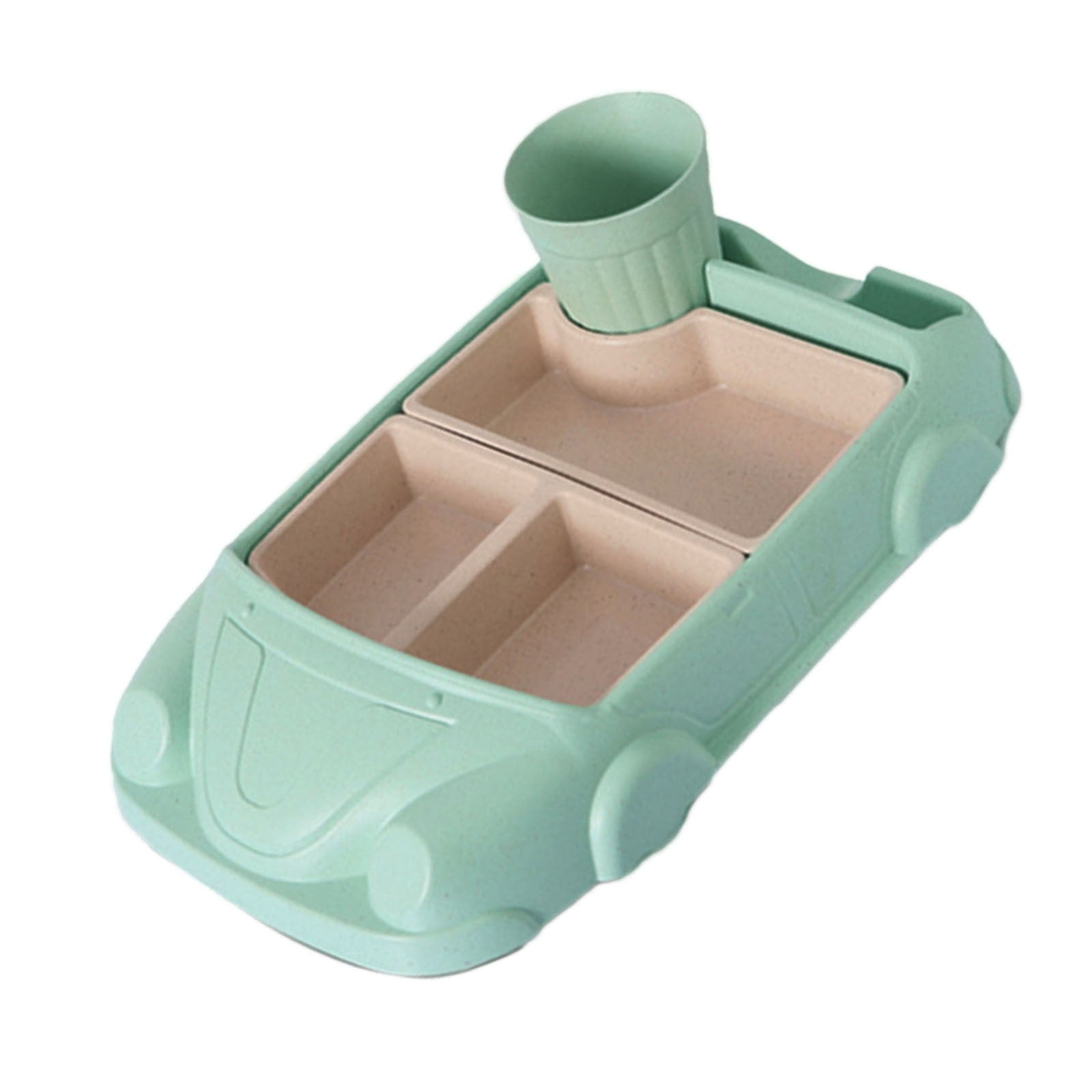 Car Shaped Tableware Set - Unique Dining Tray for Kitchen - Fiber ...