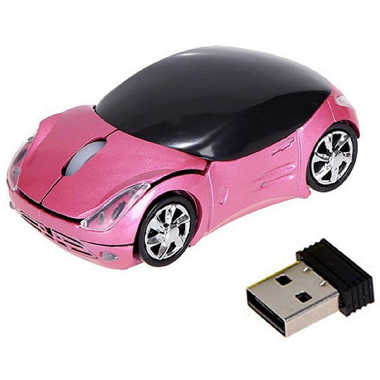 Car Shaped Wireless Computer Mouse, Ergonomic Gaming Optical Mouse USB ...