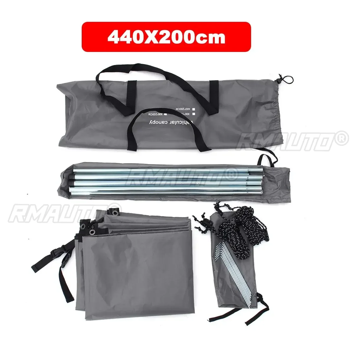 Car Shelter Shade Camping Side Car Roof Top Awning Waterproof UV ...