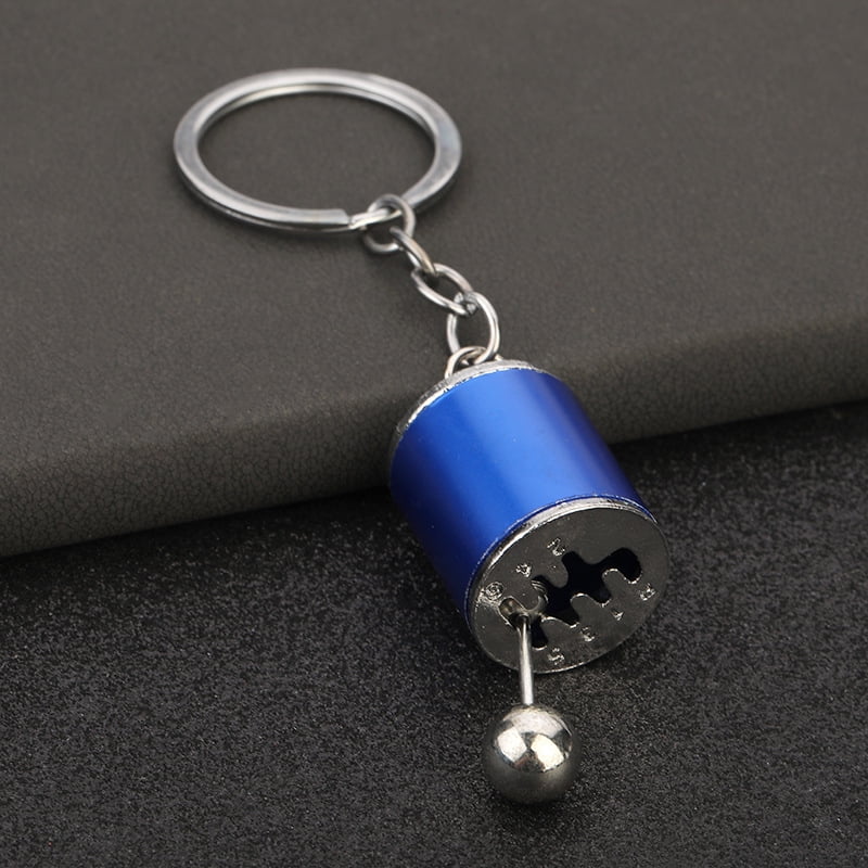 Car Shifter Gear Keychain, Creative 6 Speed Manual Transmission Shift ...