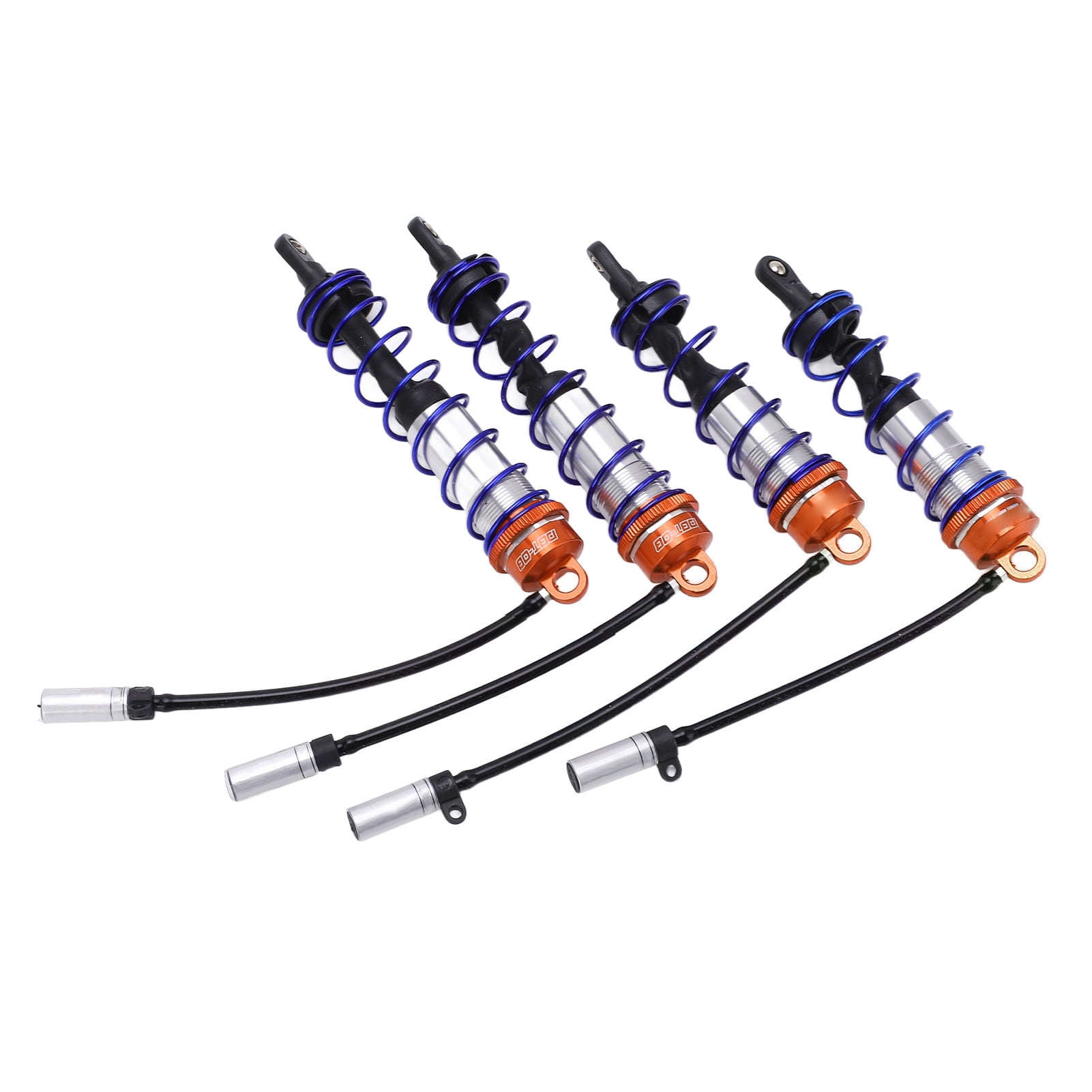 Car Shock Damper，4Pcs Rc Shock Absorber Set Oil Adjustable Front Rear ...