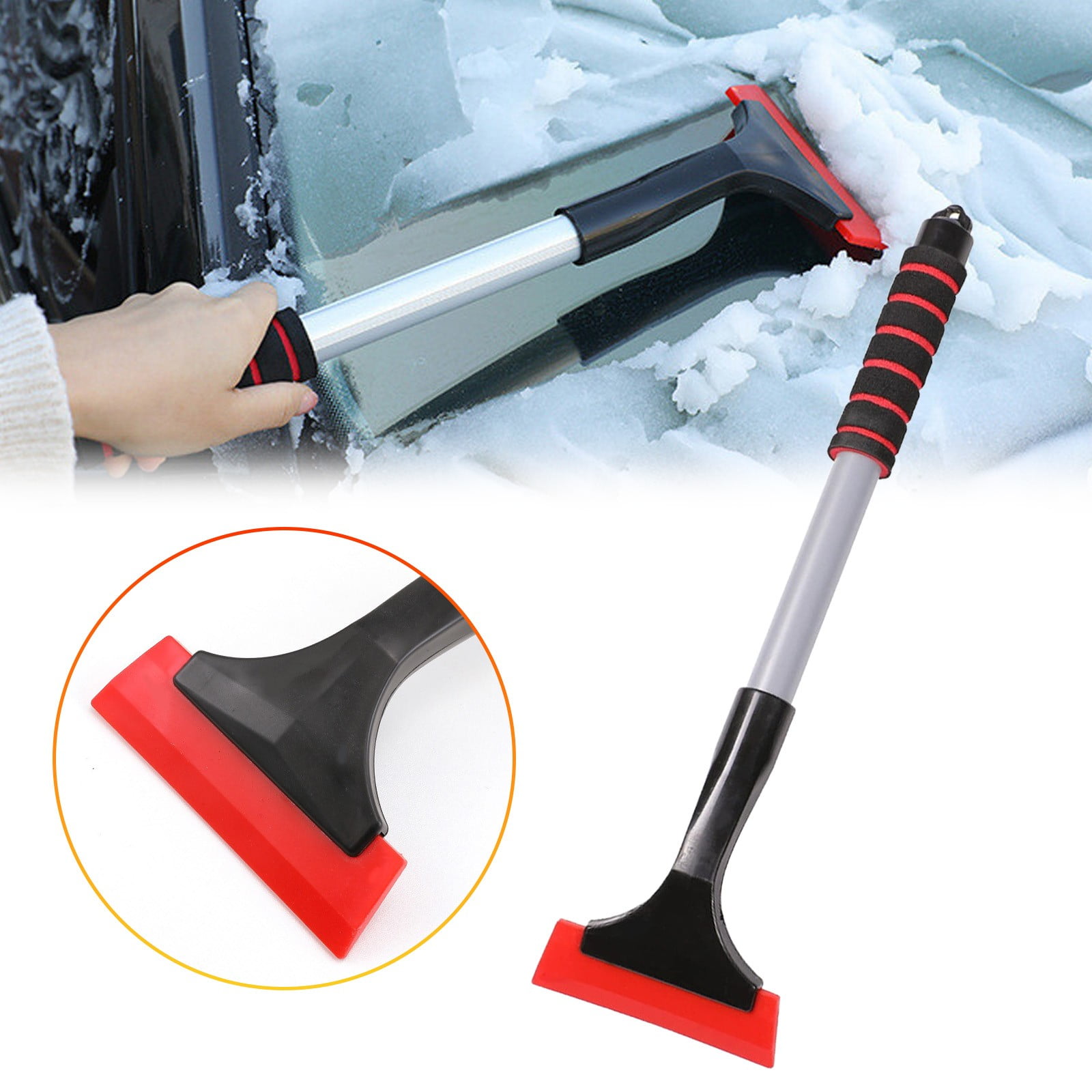 Car Shovel Aluminum Alloy Multifunctional Shovel with Glass Scraper and ...