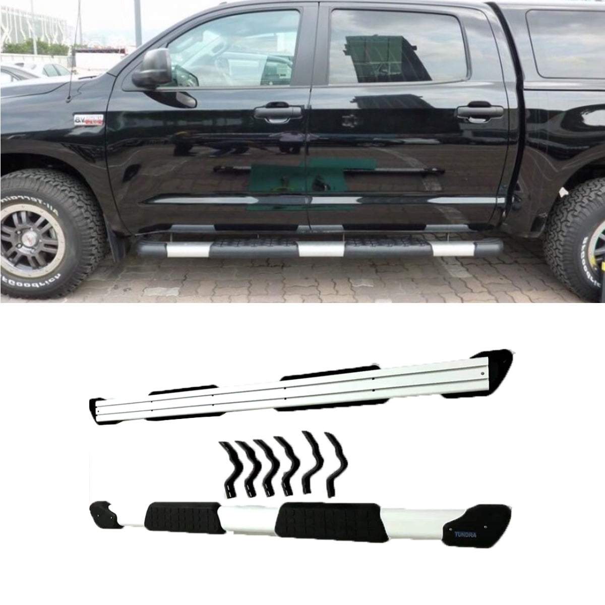 Car Side Footboard Running Step Bar Side Step Body Kit For TOYOTA ...
