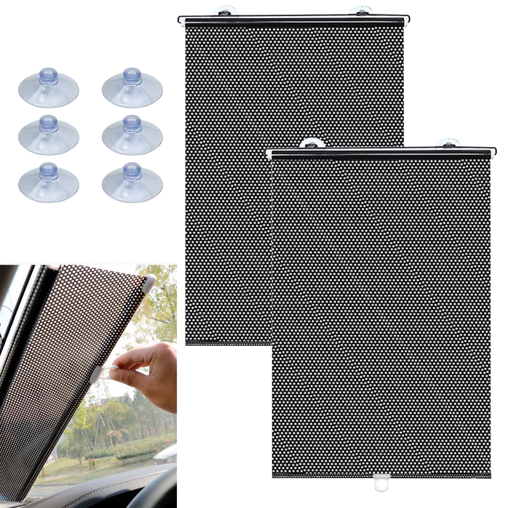 CHKYWAIY Car Side Window Sun Shade, Retractable Baby Car Shades for UV ...