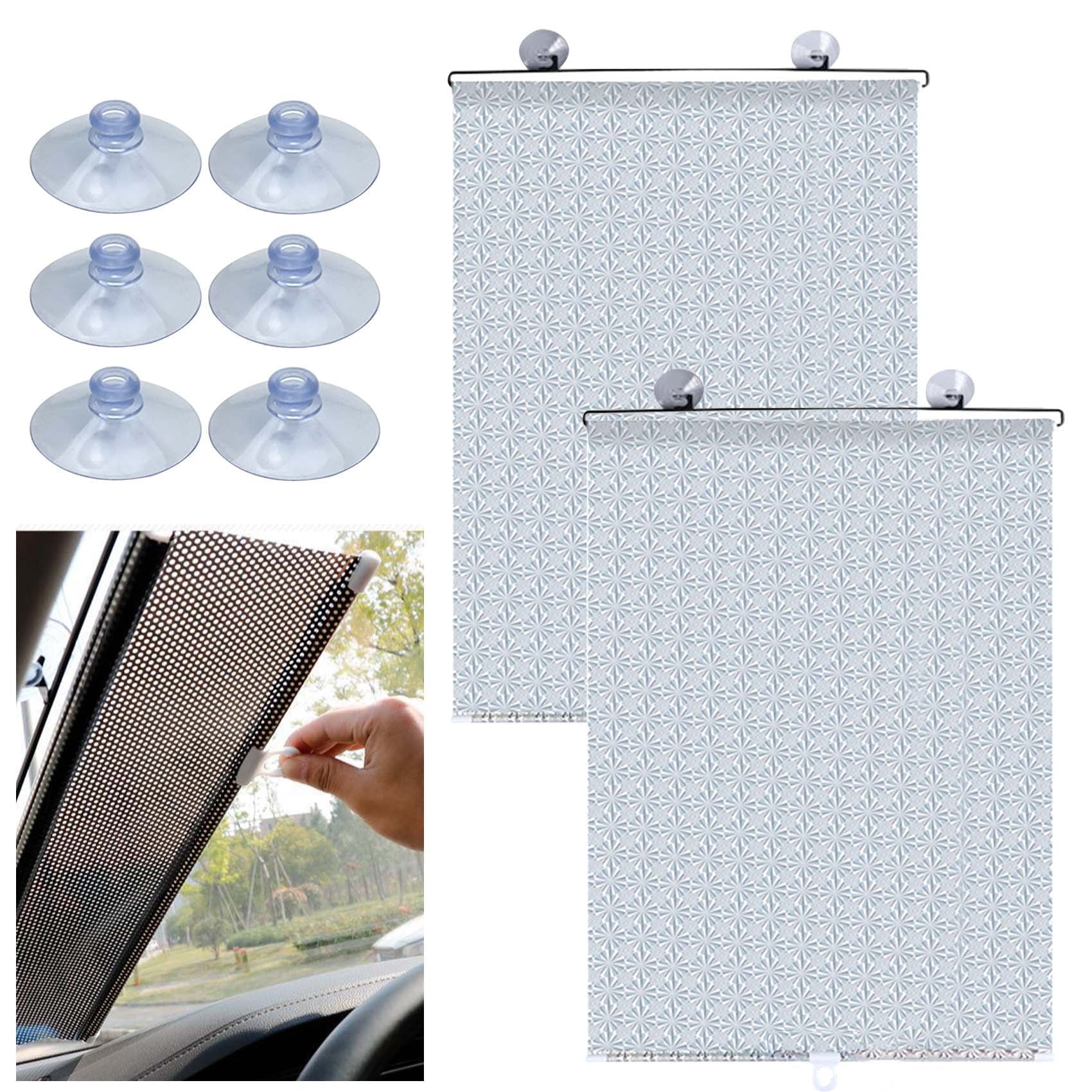 2 Pack Car Window Sun Shade Side Retractable for Car Blocks Heat and UV ...