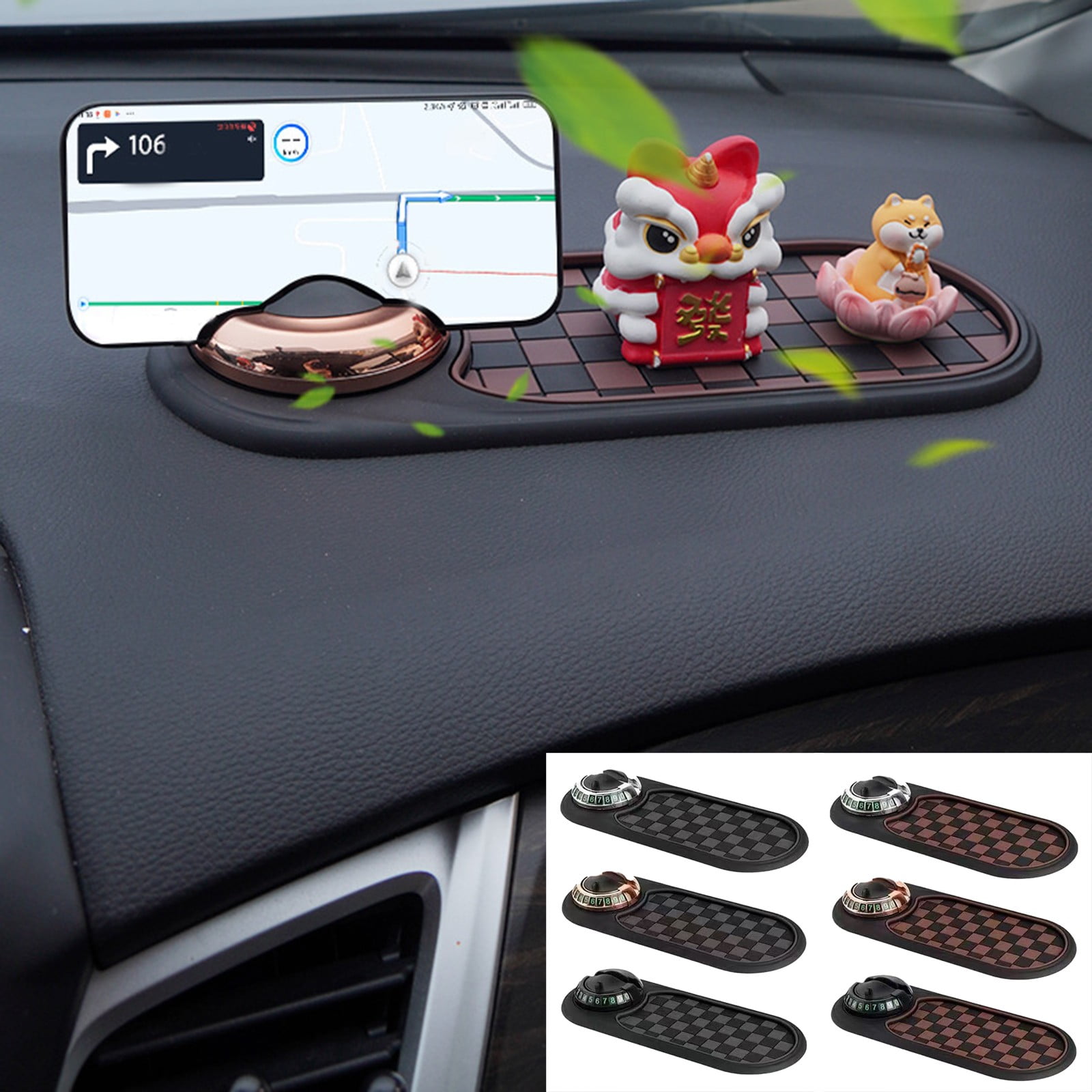 Car Slip Pad Multifunctional Mobile Phone Holder, Car Navigation ...