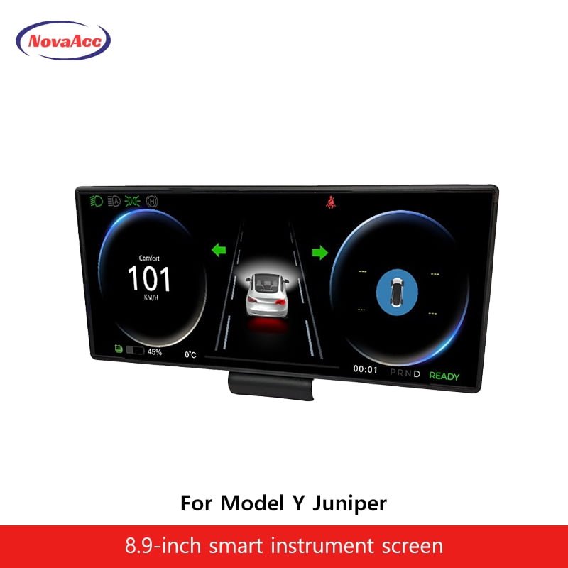 Car Smart Instrument Screen For Tesla Model Y Juniper 2025 Model 3 ...