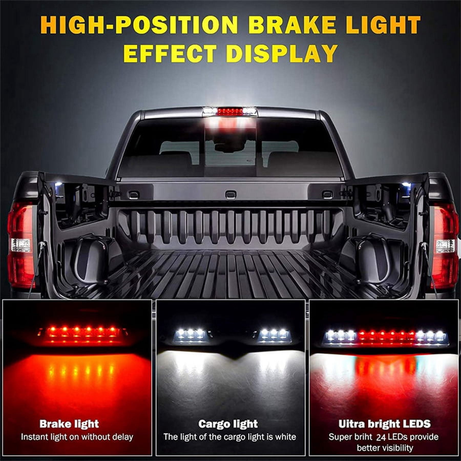 Car Smoke Lens LED 3rd Brake Light Cargo Lamp For 94-01 Dodge Ram 1500 ...