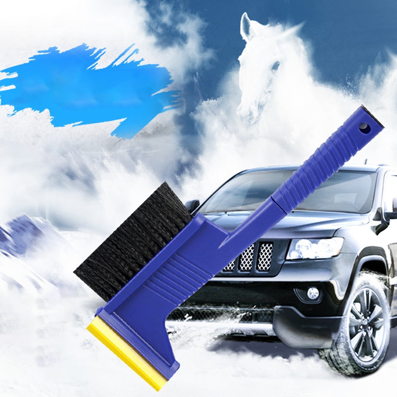 Car Snow Ice Scraper Brush,Winter Snow Removal Tool Ice Scraper ...