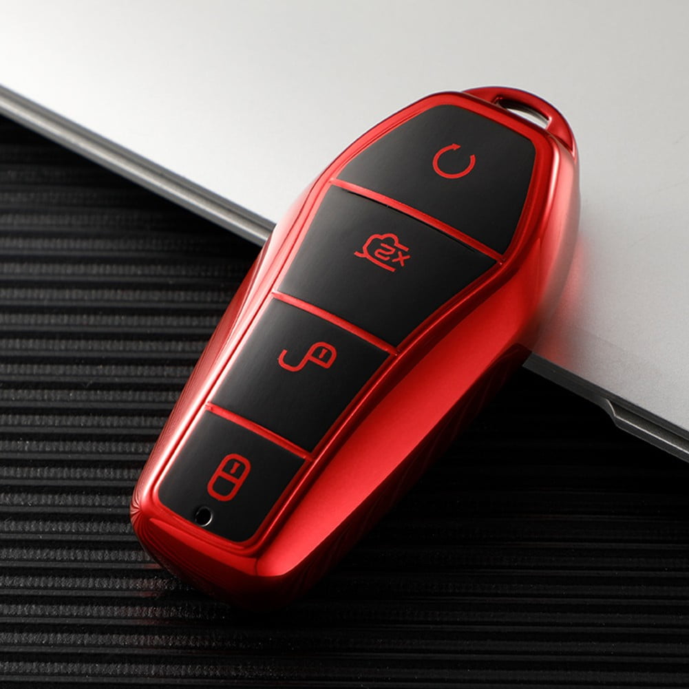 Car Soft TPU Key Shell Covers Case For BYD Qin Plusdmi For Han EV ...