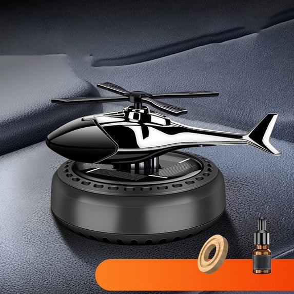Car Solar Aromatherapy Diffuser, Rotating Helicopter Dashboard ...