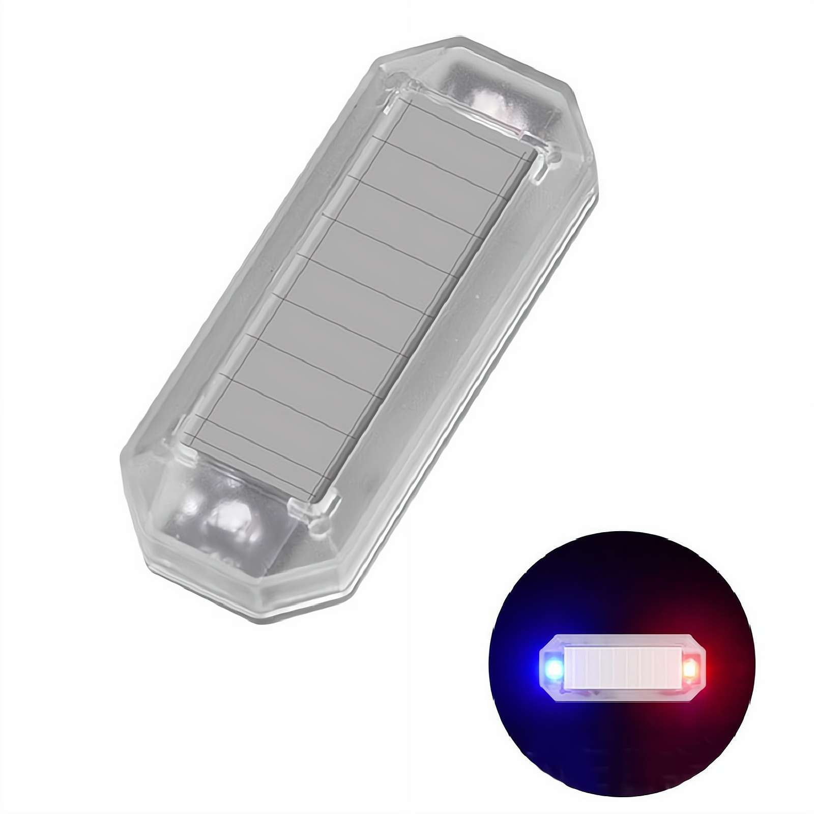 Car Solar Power Simulated Dummy Alarm, Anti-Theft LED Flashing Security ...