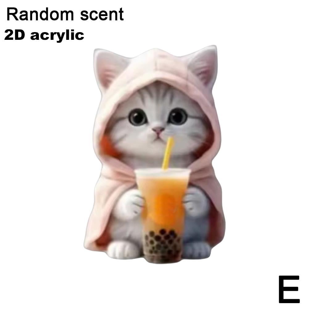 Car Solid Aromatherapy Fragrance Tablets Car Air Fresheners Cute Cat ...