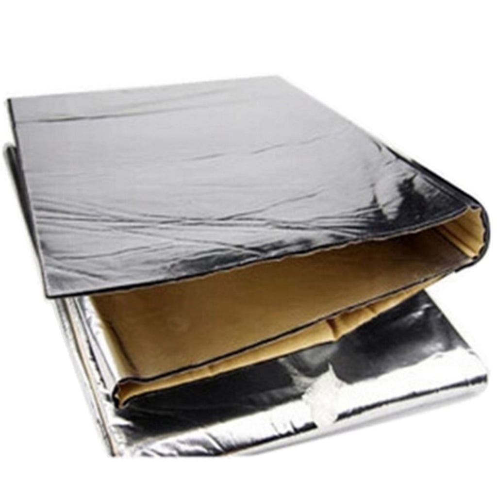Car Sound Hot Deadener Mat Noise Proof Bonnet Roof Insulation Deadening ...