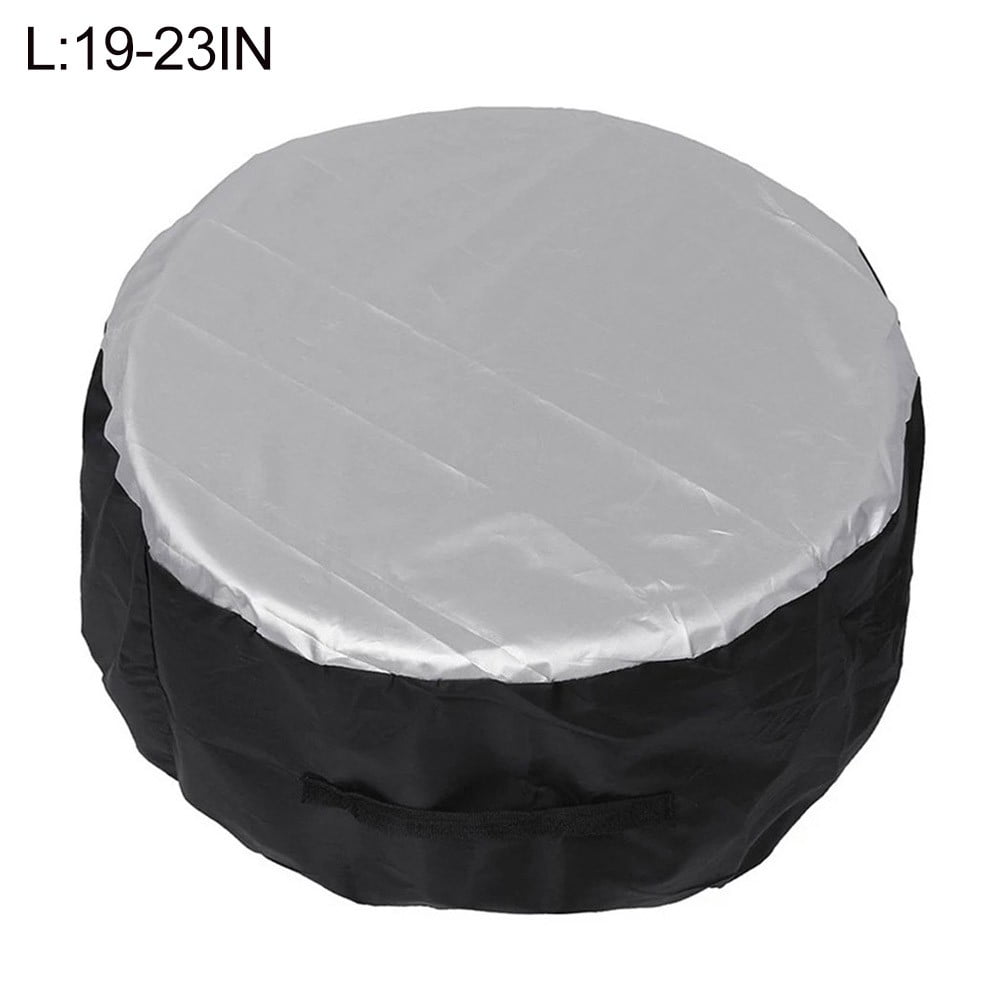 Car Spare Tire Storage Wheel Cover 13-19 19-23 In Suv Tyre Waterproof ...