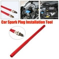 Car Spark Plug Socket Car Rubber Spark Plug Installation Tool 30cm red ...