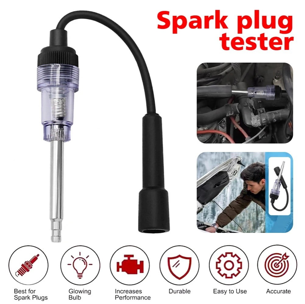 Car Spark Plug- Tester Ignition System Coil Engine Inline Diagnostic ...