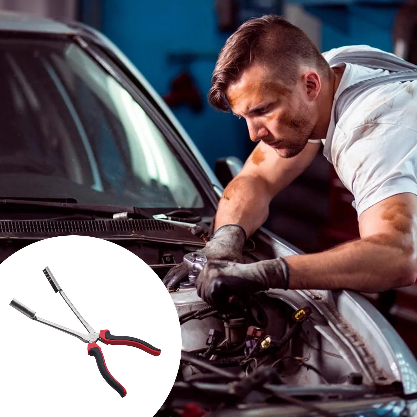 Car Spark Plug Wire Removal Pliers Tool, High Voltage Cylinder Cable ...