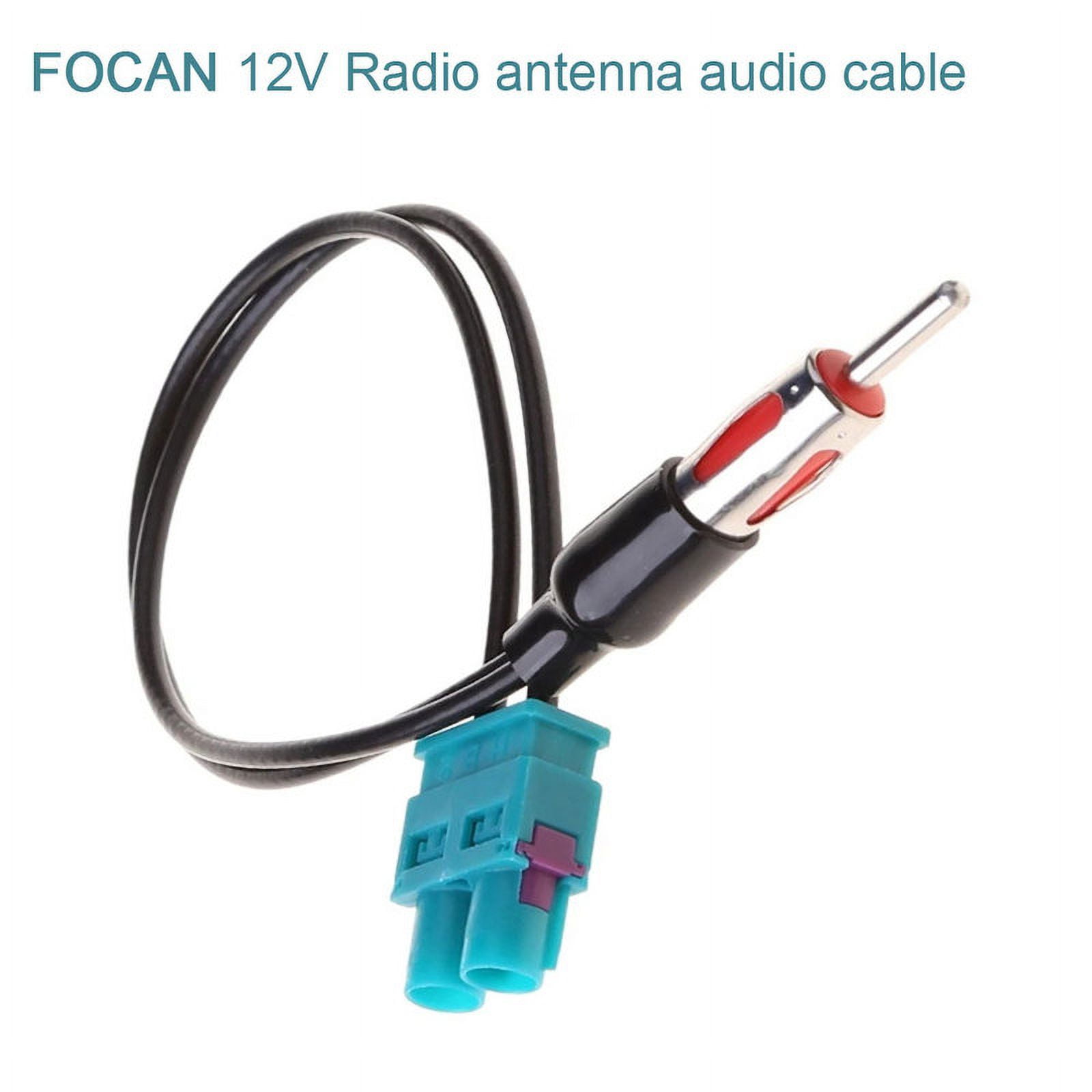 Car Special Radio Antenna AM/FM Audio Signal Amplifier Booster Cable ...