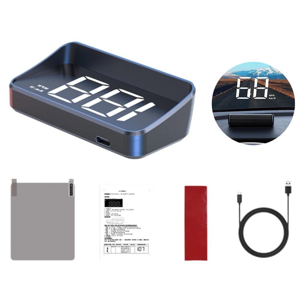 Car Speedometer Digital HUD Head Up Display Universal Speedomete GPS ...