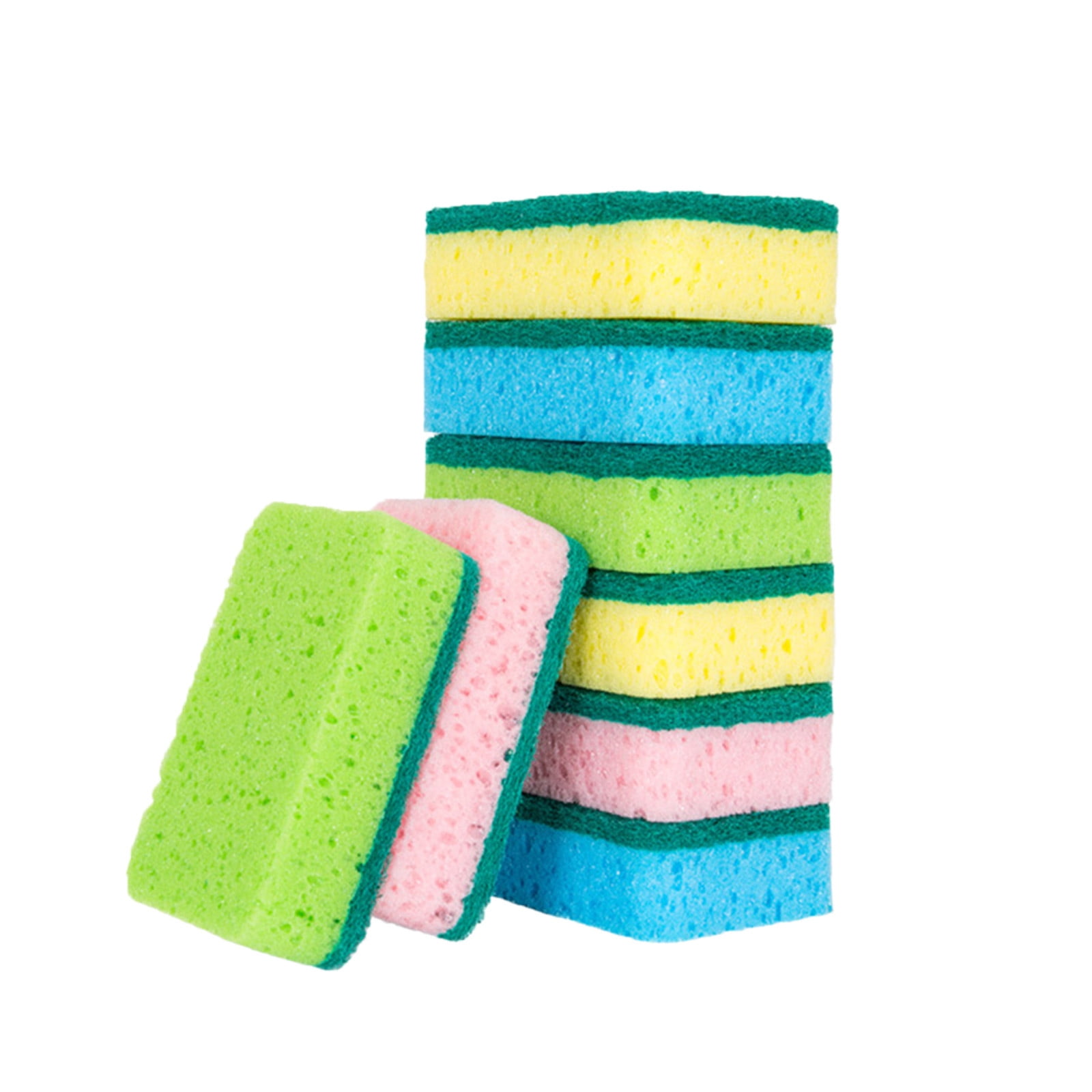 Household Natural Pulp Sponge Double-side Dishwashing Sponges Kitchen ...
