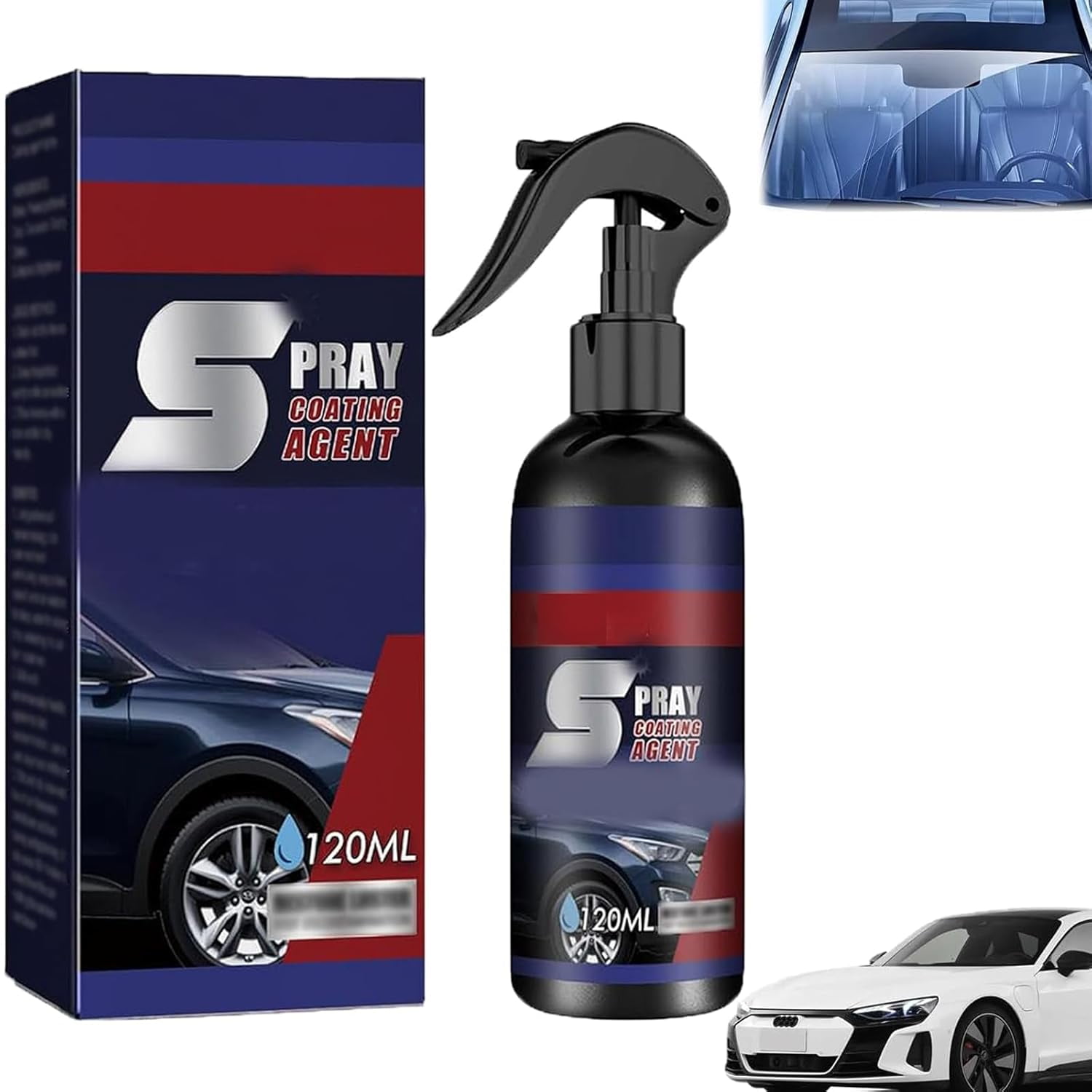 Car Spray, Fullofcarts 3-in-1 Ceramic Car Coating Spray, 2025 New Multi ...