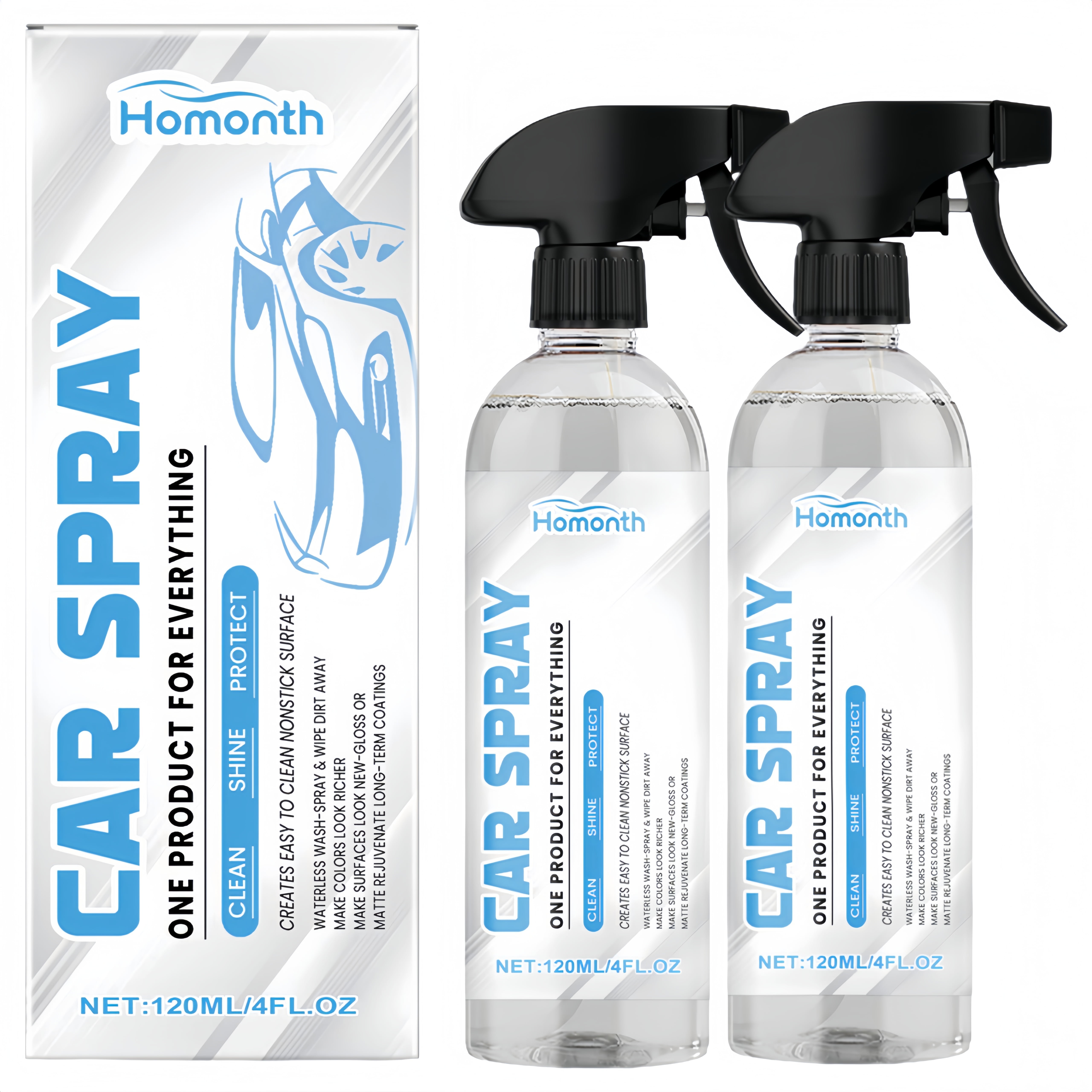 Car Spray, Instant Automotive Coating , Upgraded Car Spray, Multi ...
