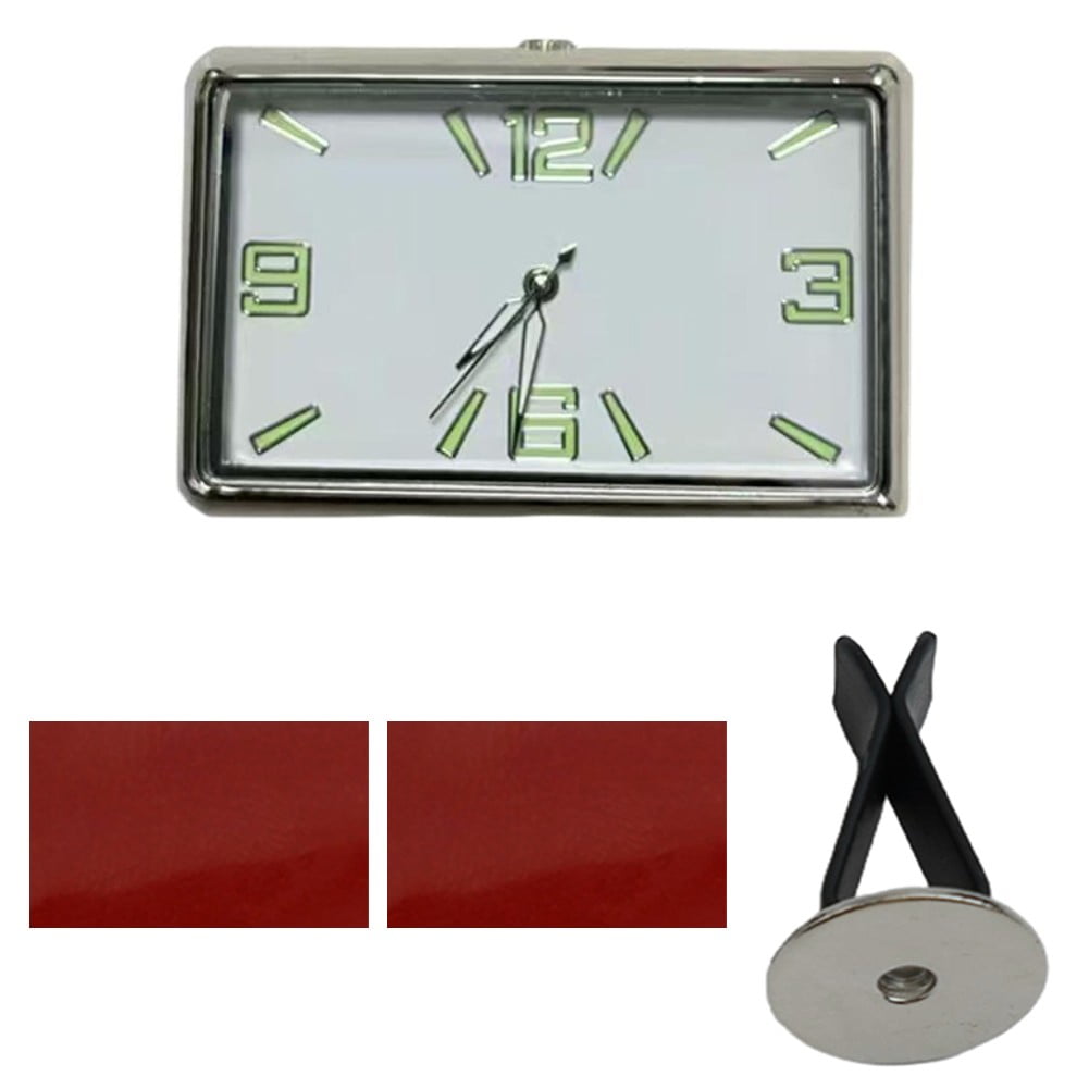Car Square Clock Car Random Sticker Electronic Watch Car Clock Schedule ...